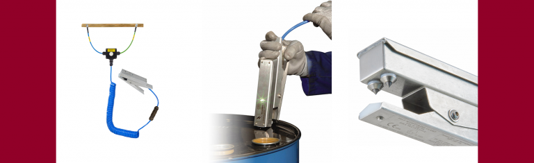 带有可视指示器的自检型接地夹钳 | Bond-Rite CLAMP | Newson Gale